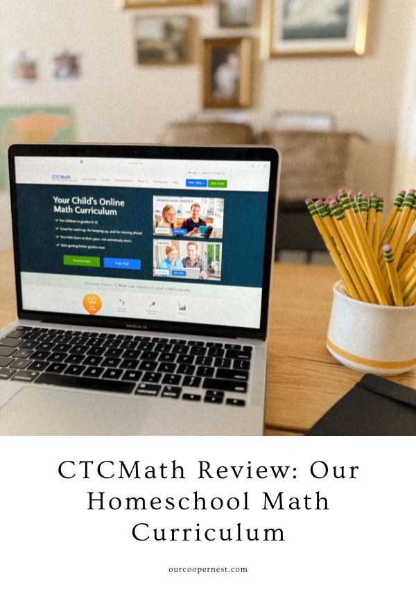 CTCMath Review: Our Homeschool Math Curriculum - The Cooper House